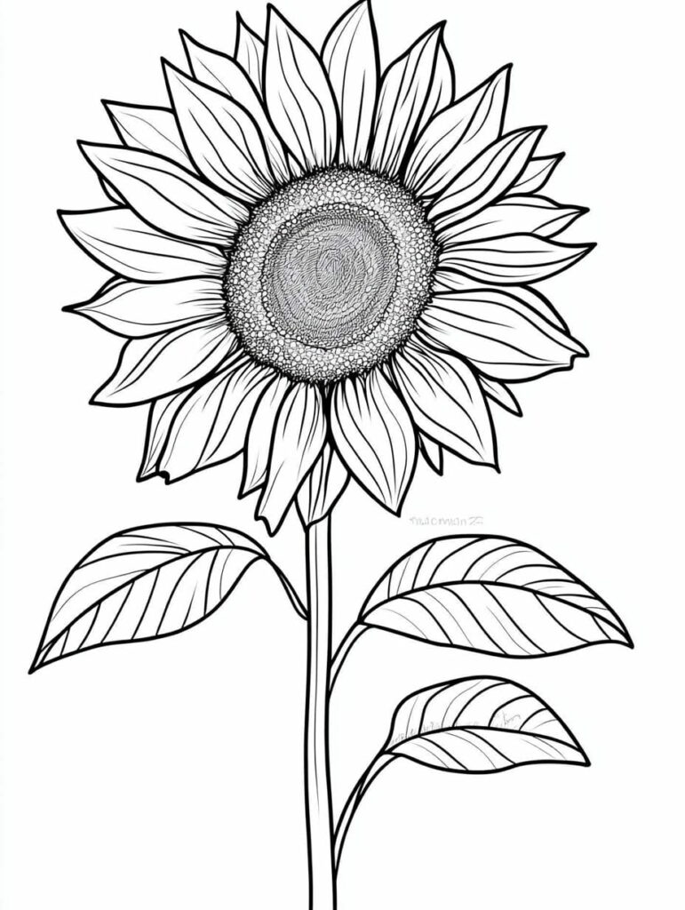 20+ halaman mewarnai bunga matahari gratis 🌻🎨 - Coloringpagesforkids.net