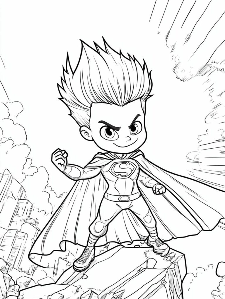 World of Superheroes Coloring Pages Free Printable🦸‍♂️🎨 ...