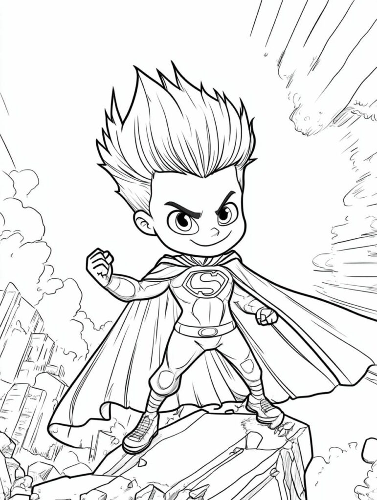 World of Superheroes Coloring Pages Free Printable🦸‍♂️🎨 ...