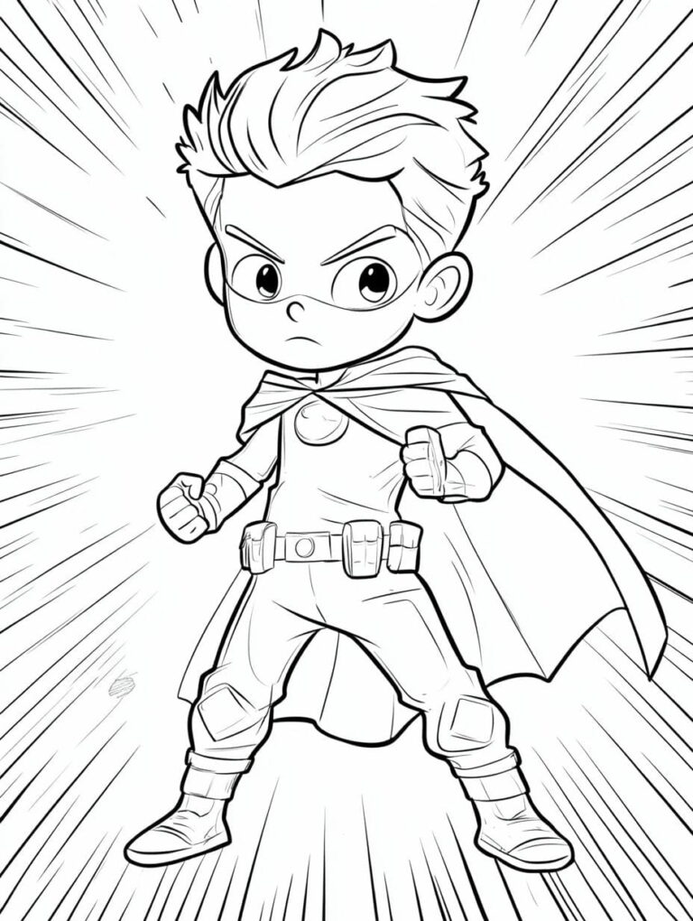 World of Superheroes Coloring Pages Free Printable🦸‍♂️🎨 ...