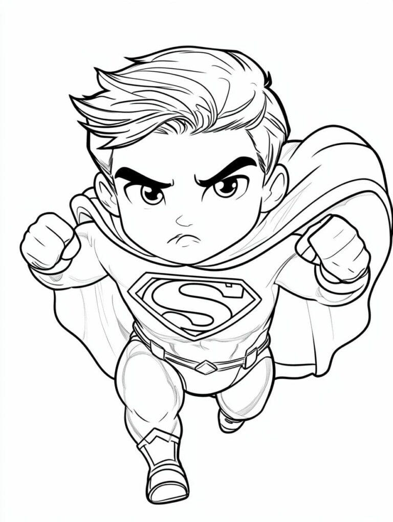 World of Superheroes Coloring Pages Free Printable🦸‍♂️🎨 ...