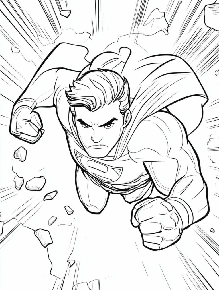 World of Superheroes Coloring Pages Free Printable🦸‍♂️🎨 ...