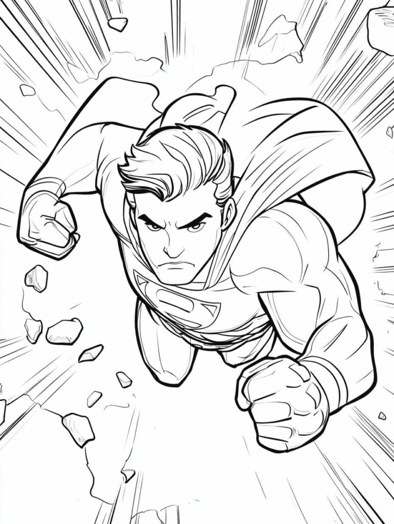 World of Superheroes Coloring Pages Free Printable🦸‍♂️🎨 ...