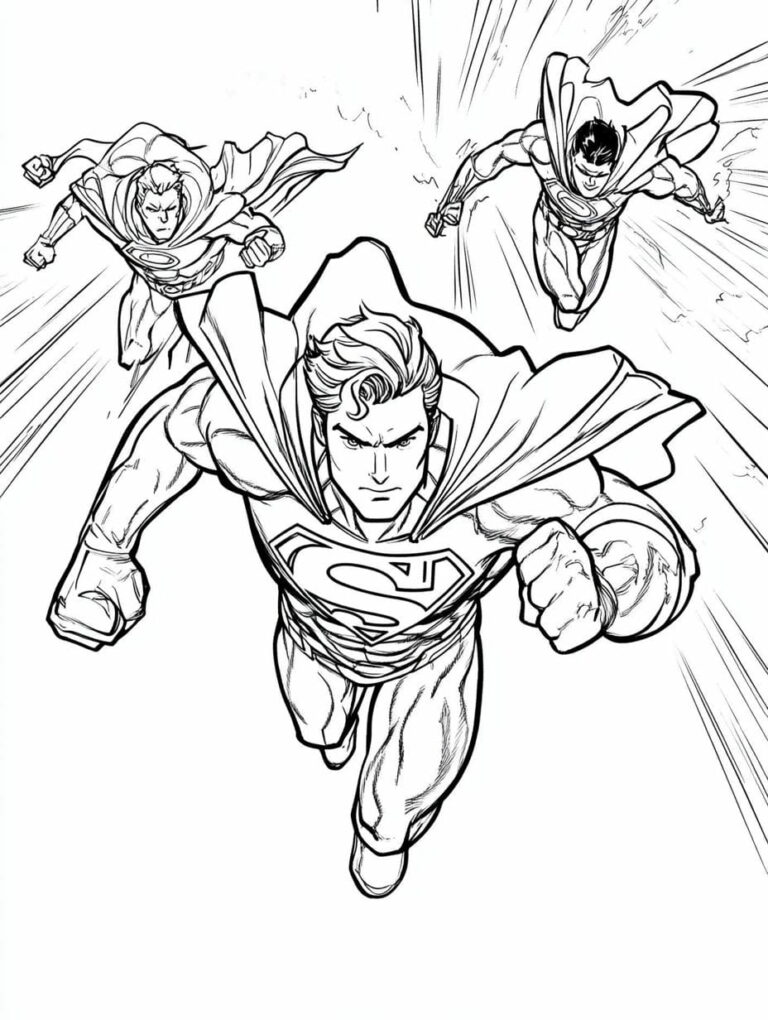 World of Superheroes Coloring Pages Free Printable🦸‍♂️🎨 ...