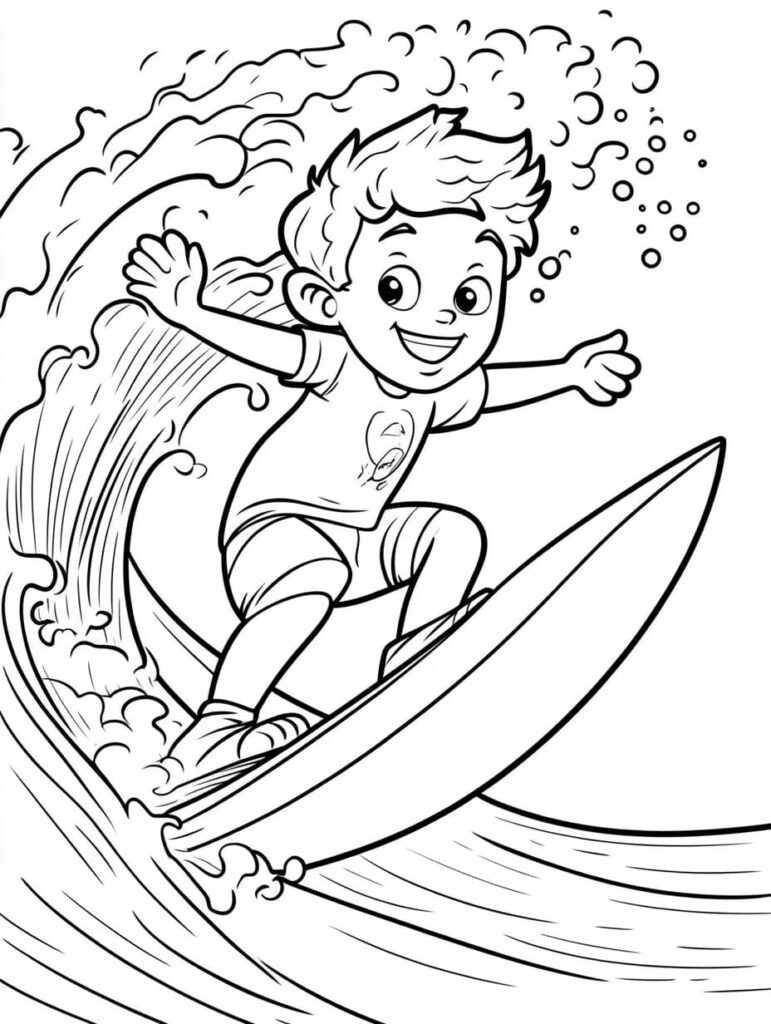 Amazing 30+ beach coloring pages for kids to try 🏖️🖍️ ...