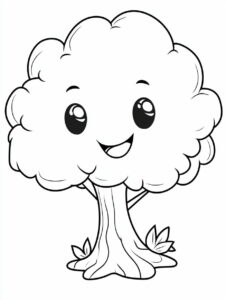 Explore cute 20+ tree coloring pages 🌳🖍️ - Coloringpagesforkids.net