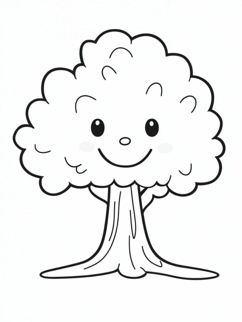 Explore cute 20+ tree coloring pages 🌳🖍️ - Coloringpagesforkids.net
