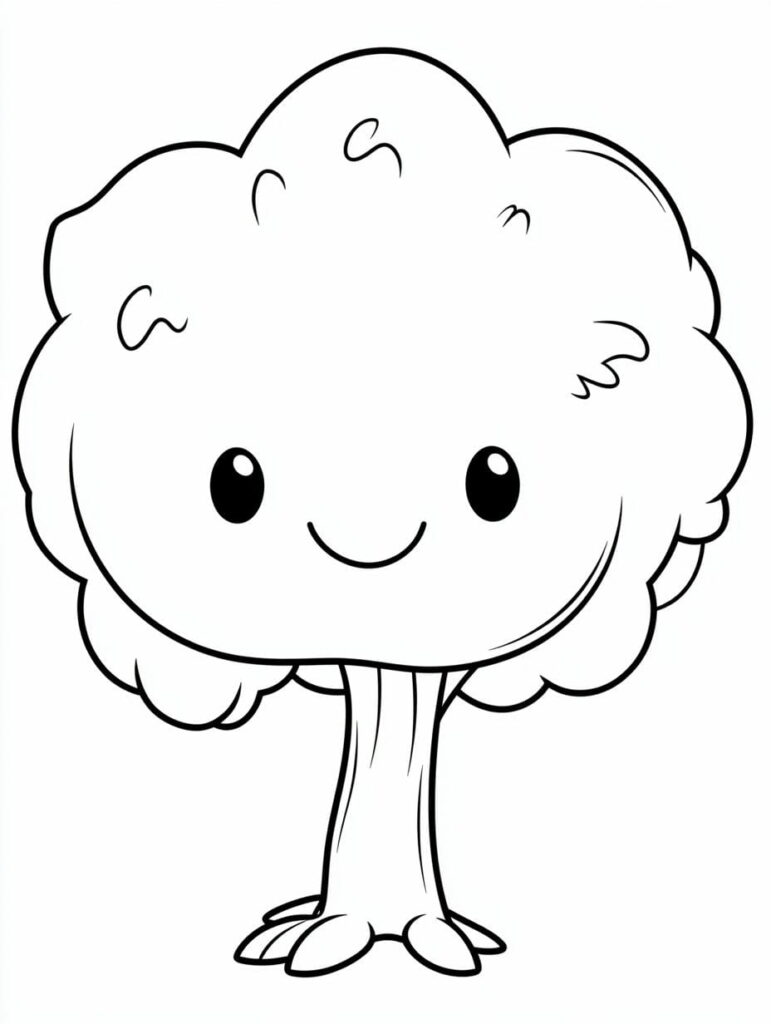 Explore cute 20+ tree coloring pages 🌳🖍️ - Coloringpagesforkids.net