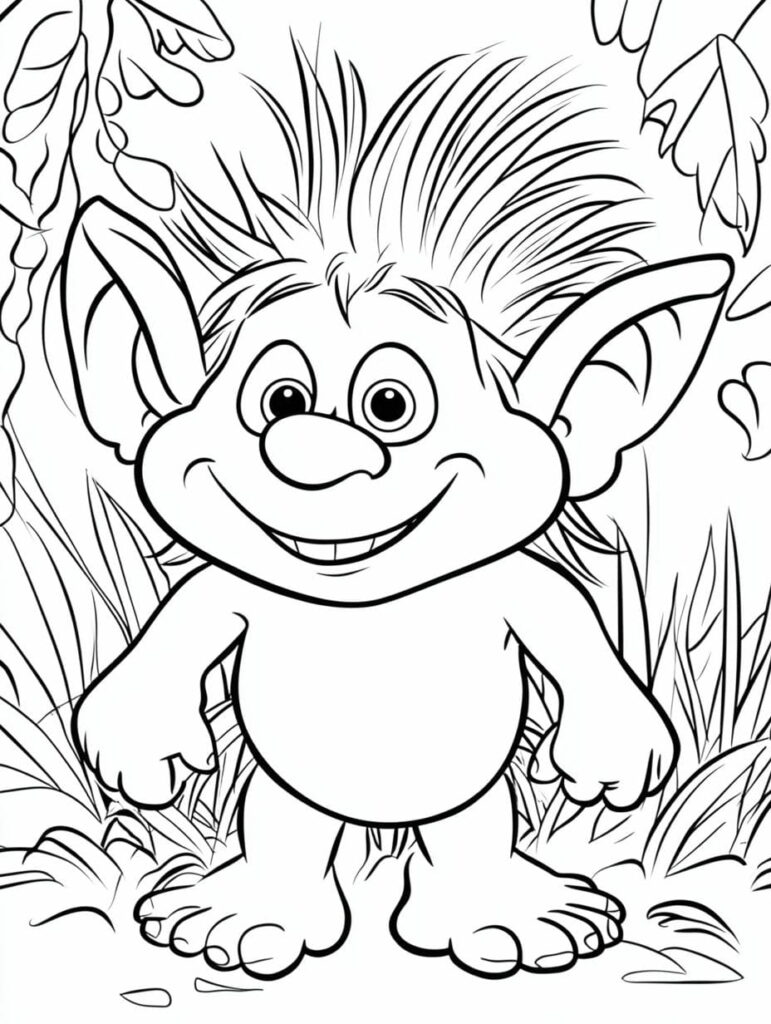 Trolls Coloring Pages: Kids Favorite Fun-Loving Characters 🎨🧚‍♀️ ...