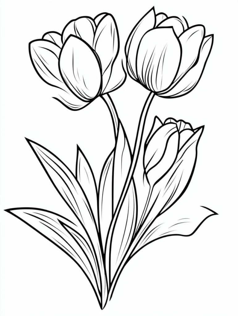 20+ halaman mewarnai bunga yang indah 🌸🖌️ - Coloringpagesforkids.net