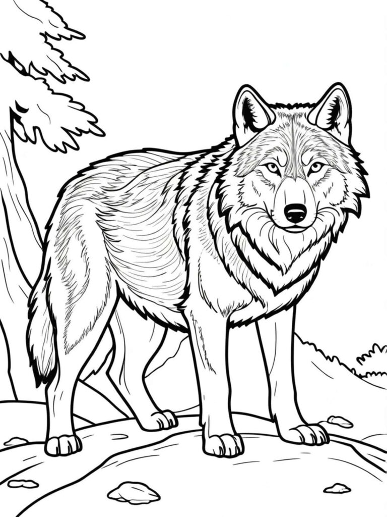 Le migliori 30+ pagine da colorare gratuite con i lupi per divertirsi 🎨 ...