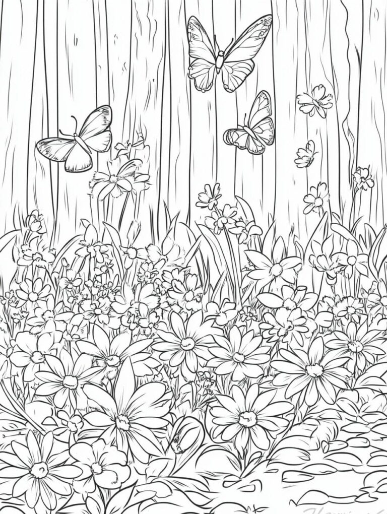Top 40+ beautiful free butterfly coloring pages to download 🎨🦋 ...