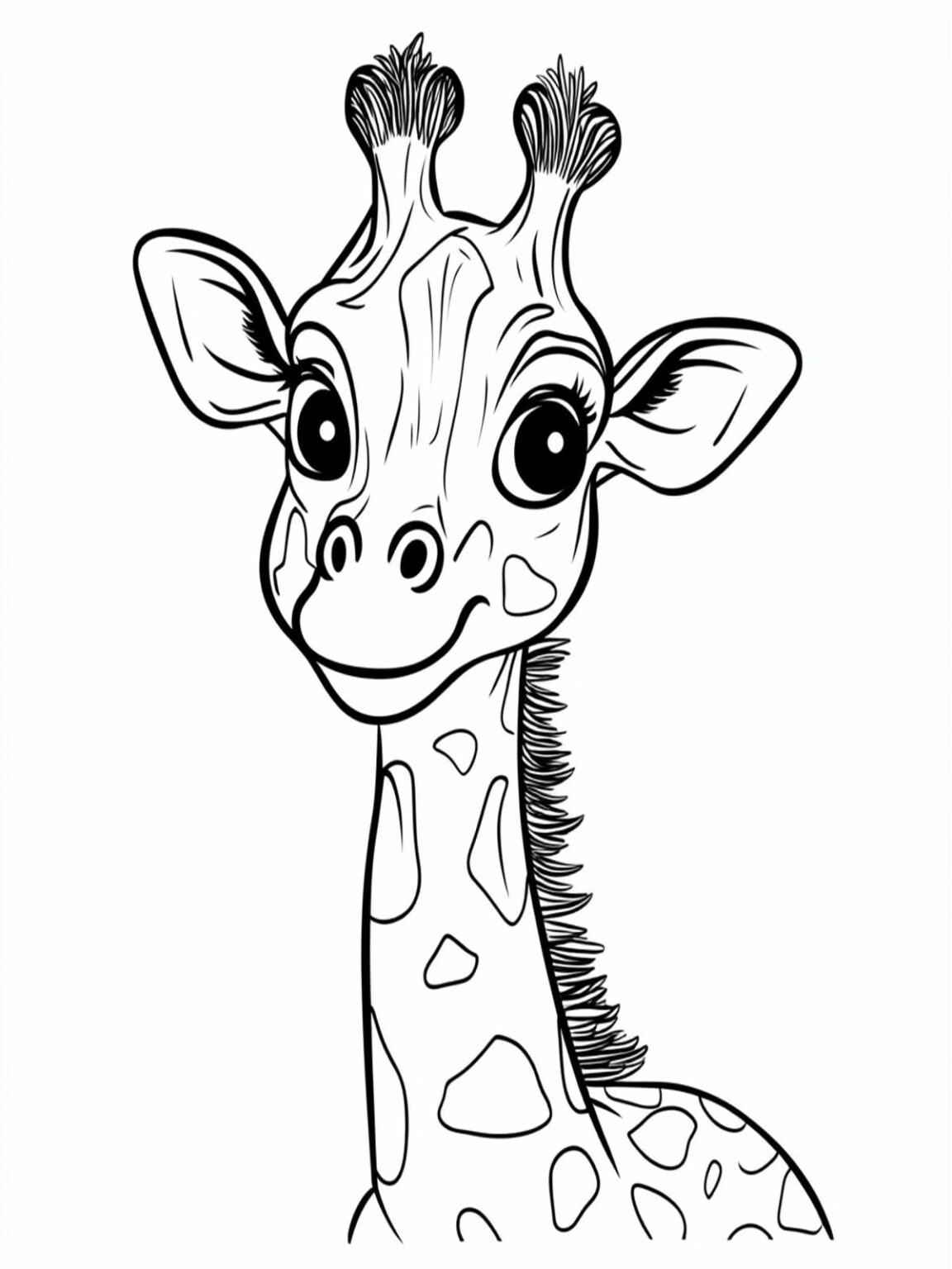 Le 30 migliori pagine da colorare di giraffe stampabili per bambini 🦒🎨 ...