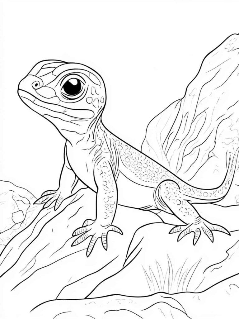Lizard Coloring Pages: Get Fun with These Scaly Friends 🎨🦎 ...