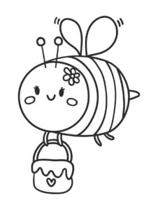 30+ free bee coloring pages for hours of fun 🌼🐝 - Coloringpagesforkids.net