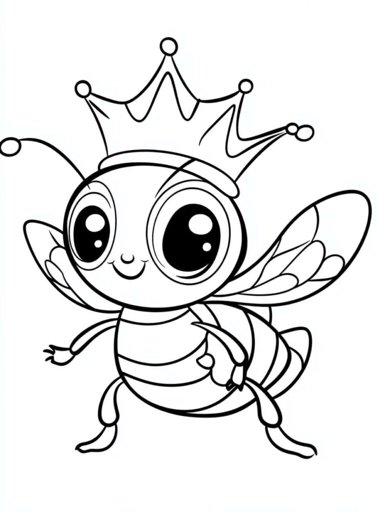 30+ free bee coloring pages for hours of fun 🌼🐝 - Coloringpagesforkids.net