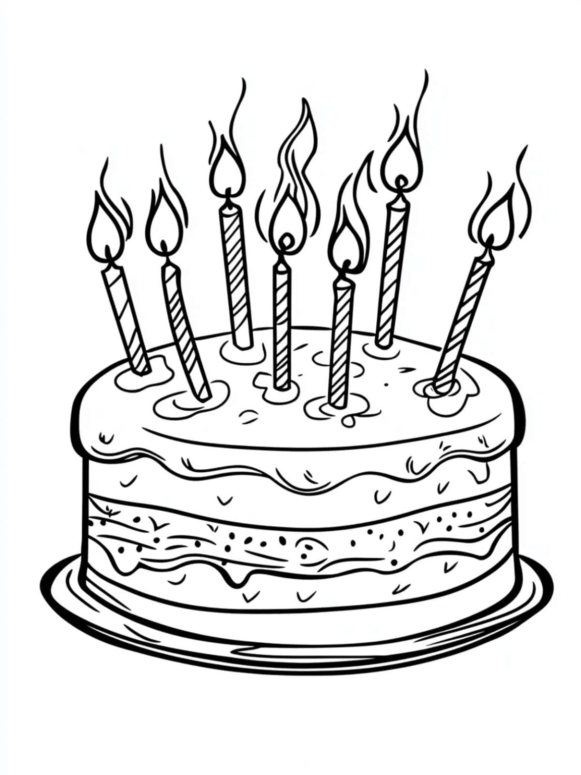 Celebrate Happy Birthday with These 40+ Free Coloring Pages 🎉🎂 ...