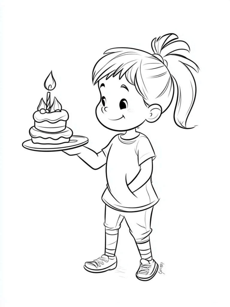 Celebrate Happy Birthday with These 40+ Free Coloring Pages 🎉🎂 ...