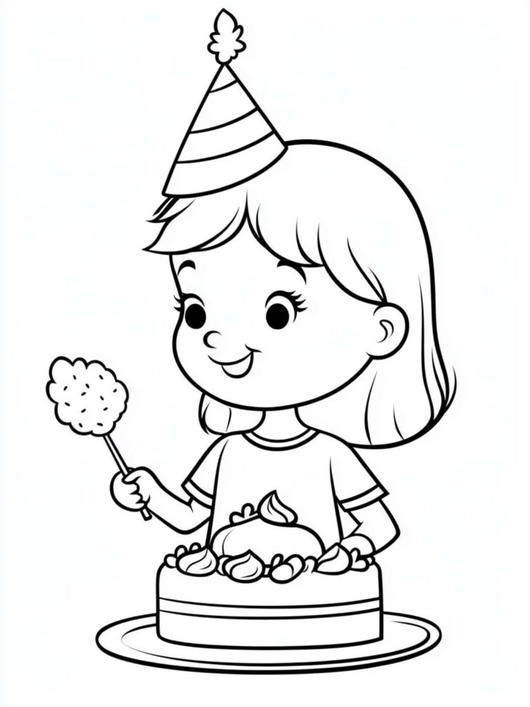 Celebrate Happy Birthday with These 40+ Free Coloring Pages 🎉🎂 ...