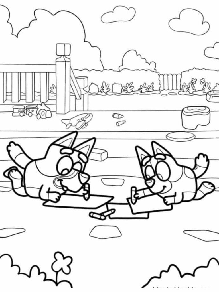 30 ókeypis prentanlegar yndislegar bláar litasíður ...