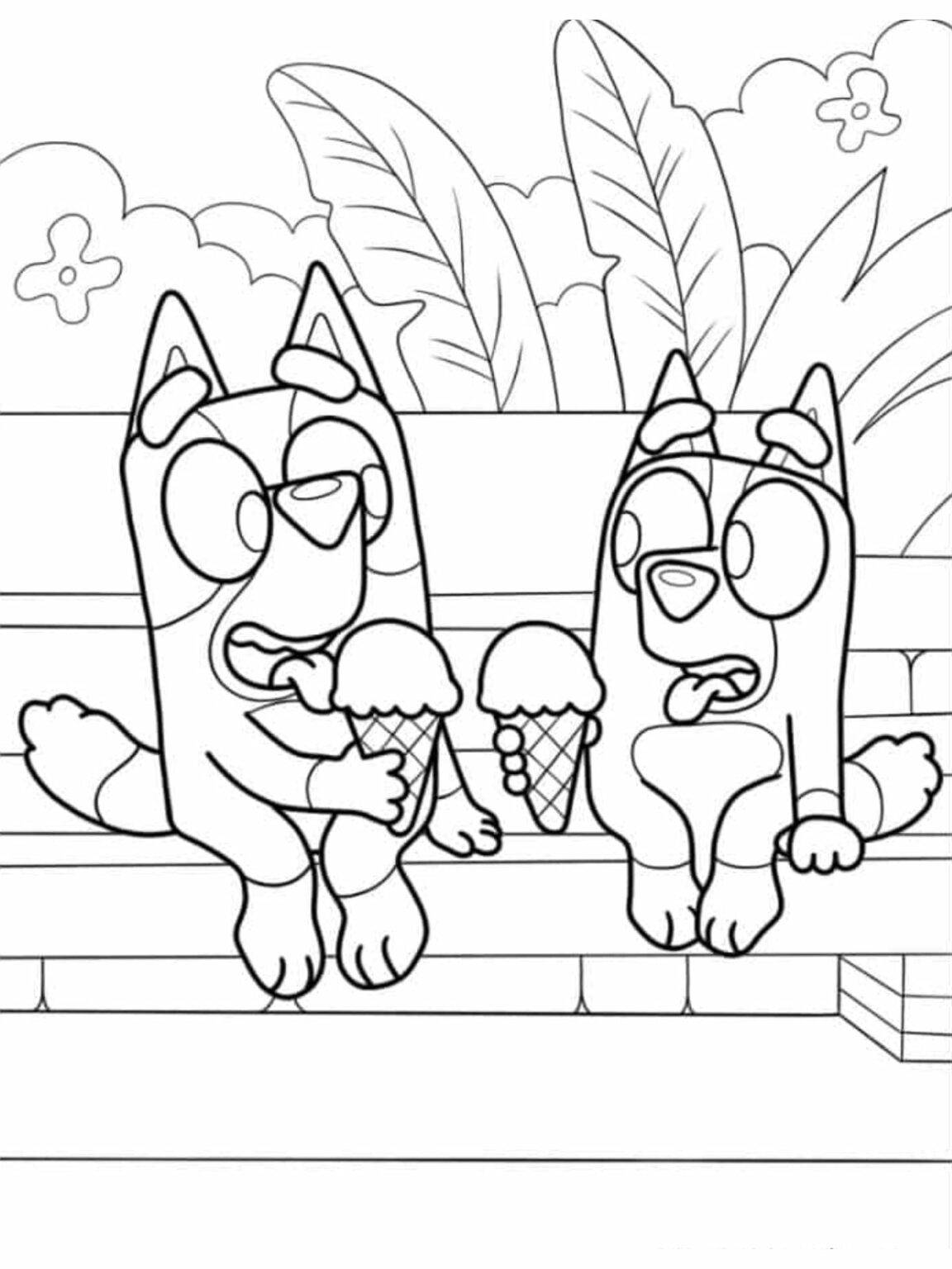 30 Free Printable Lovely Bluey Coloring Pages - Coloringpagesforkids.net