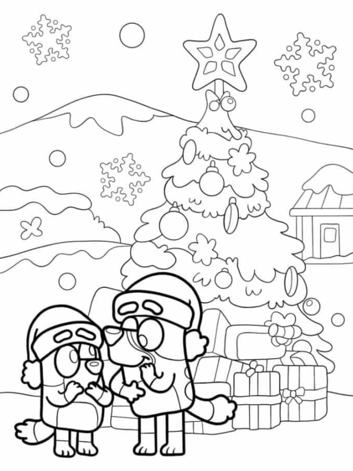 30 Free Printable Lovely Bluey Coloring Pages - Coloringpagesforkids.net