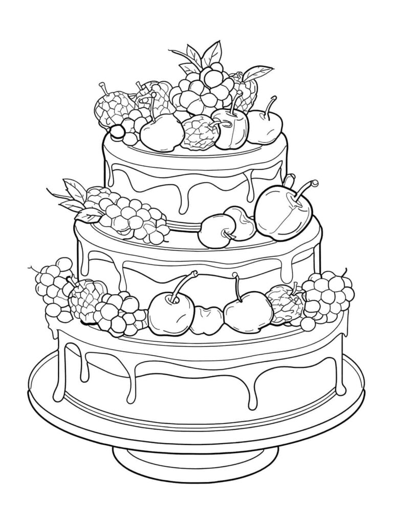 Explore The World Of Food With 40 Free Printable Coloring Pages 🍕🍩 ...