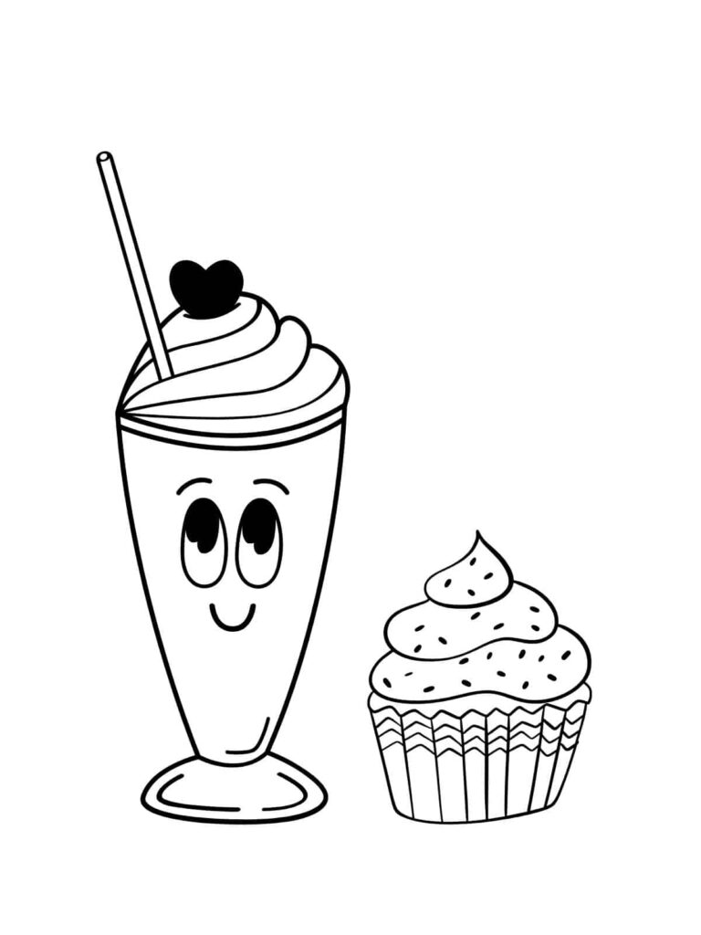 Explore The World Of Food With 40 Free Printable Coloring Pages 🍕🍩 ...