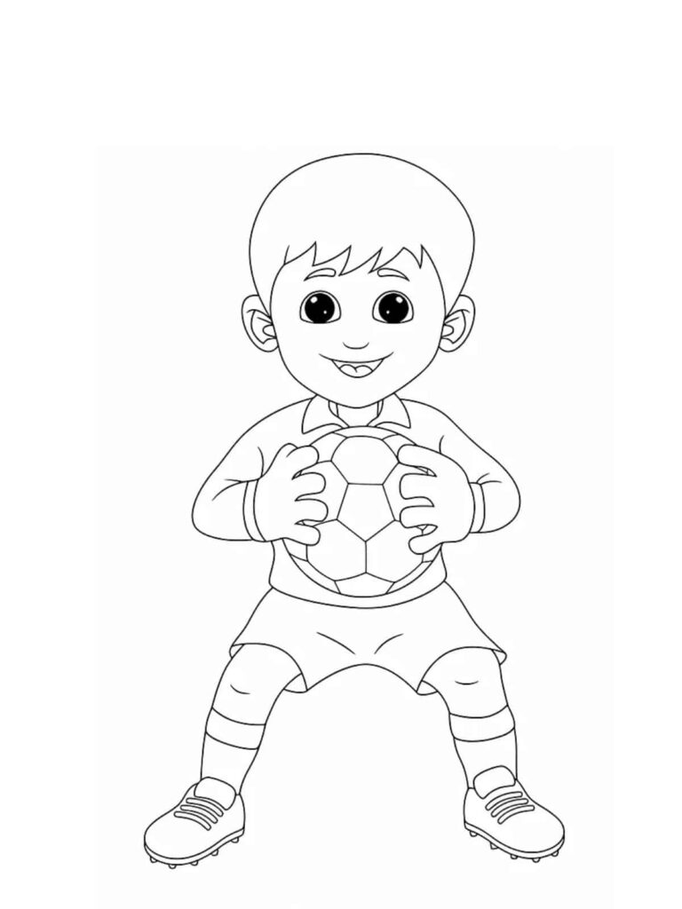 Exciting Football Coloring Pages for Kids ⚽🎨 - Coloringpagesforkids.net