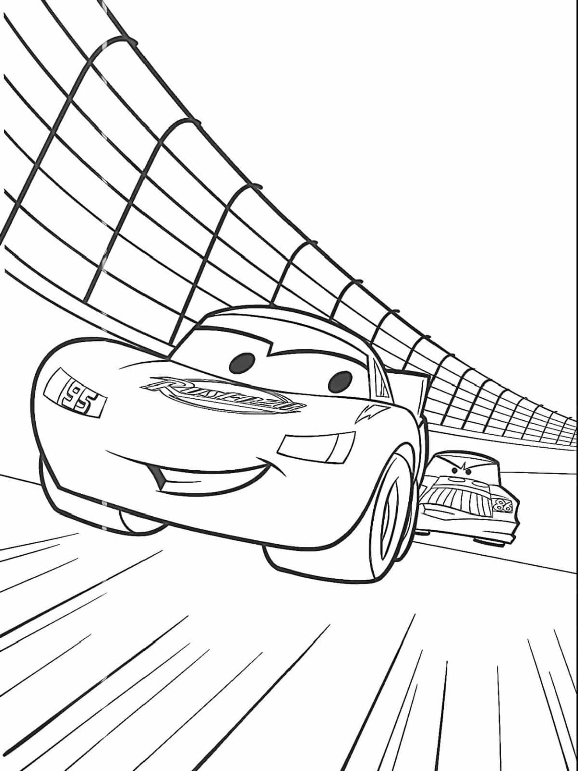 40+ Disney Cars Coloring Pages For Kids 🎨🏎️ - Coloringpagesforkids.net