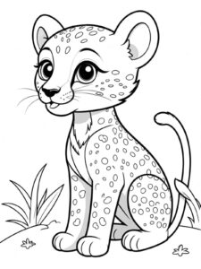 Engaging 30+ Cheetah Coloring Pages for Kids 🎨🐆 - Coloringpagesforkids.net