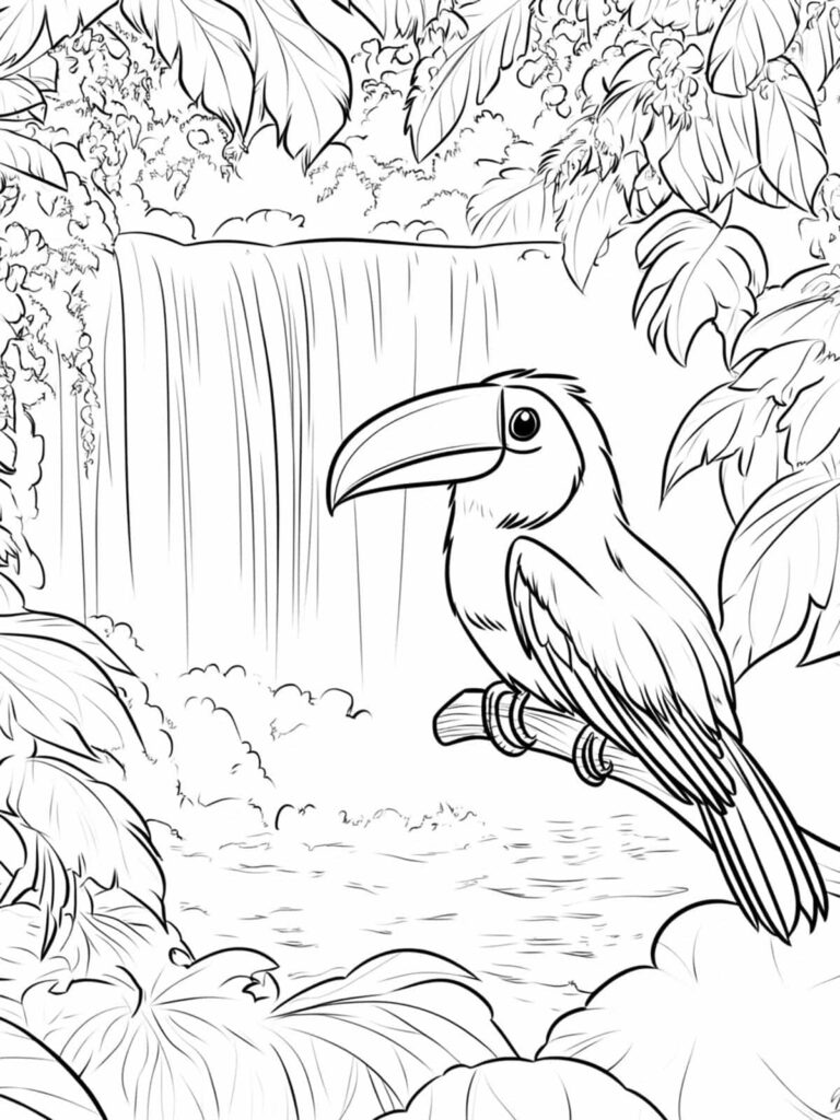 25+ Free Toucan Coloring Pages for Kids 🌈🦜 - Coloringpagesforkids.net