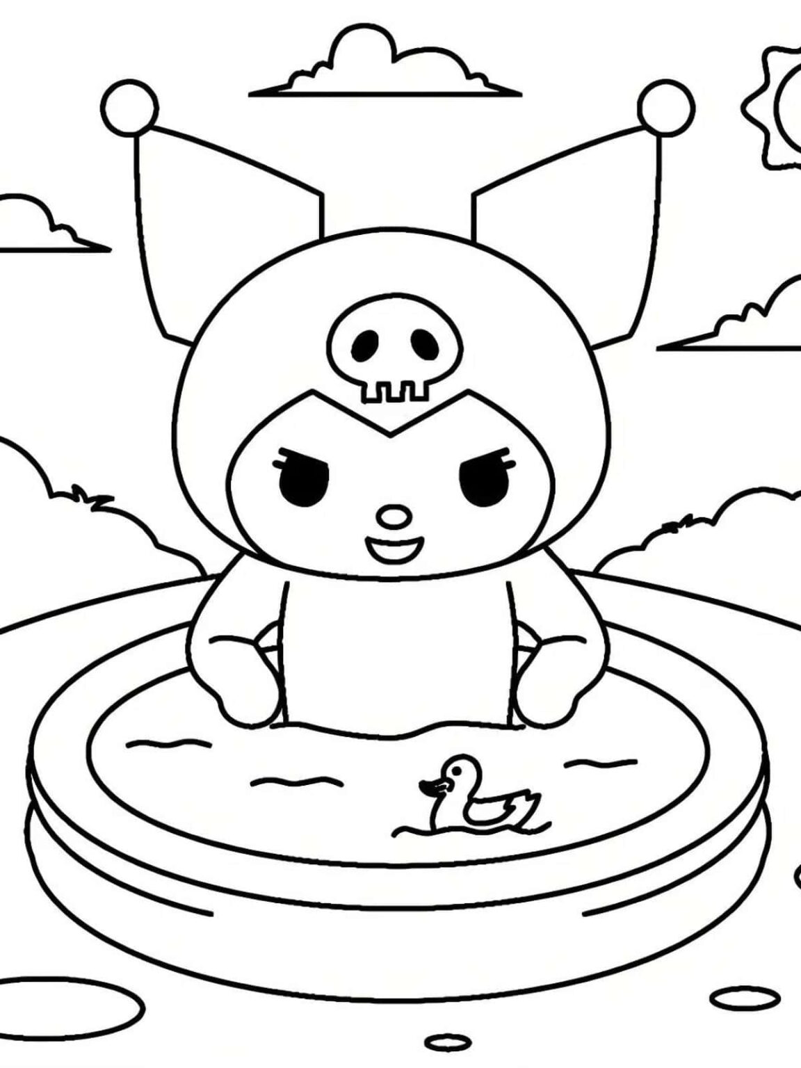 Get Creative 30+ Kuromi Coloring Pages 🎨💀 - Coloringpagesforkids.net