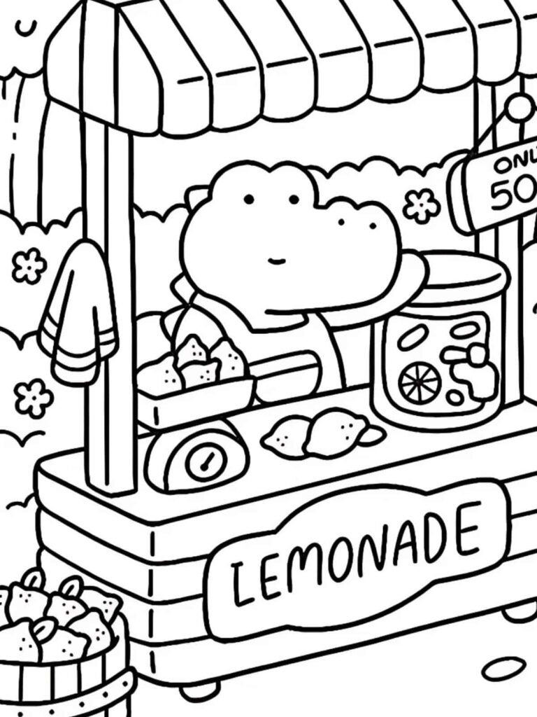 Free Printale Comfy and Cozy Coloring Pages 🌈🧸 - Coloringpagesforkids.net
