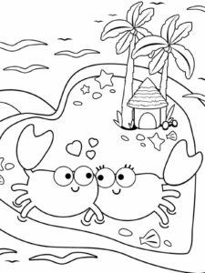Top 30+ Crab Coloring Pages for Young Artists 🦀🎨 - Coloringpagesforkids.net