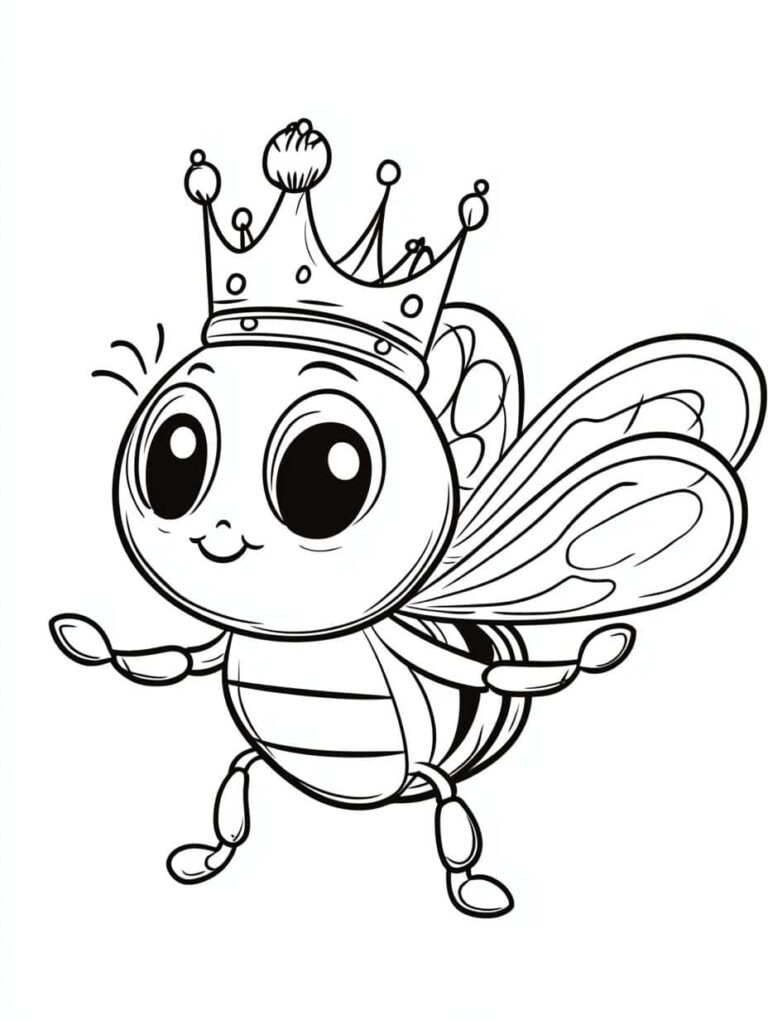 30+ free bee coloring pages for hours of fun 🌼🐝 - Coloringpagesforkids.net