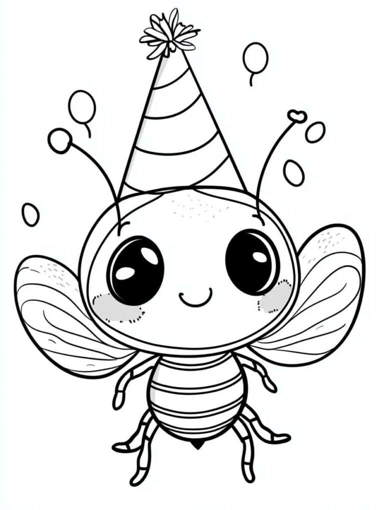 30+ free bee coloring pages for hours of fun 🌼🐝 - Coloringpagesforkids.net