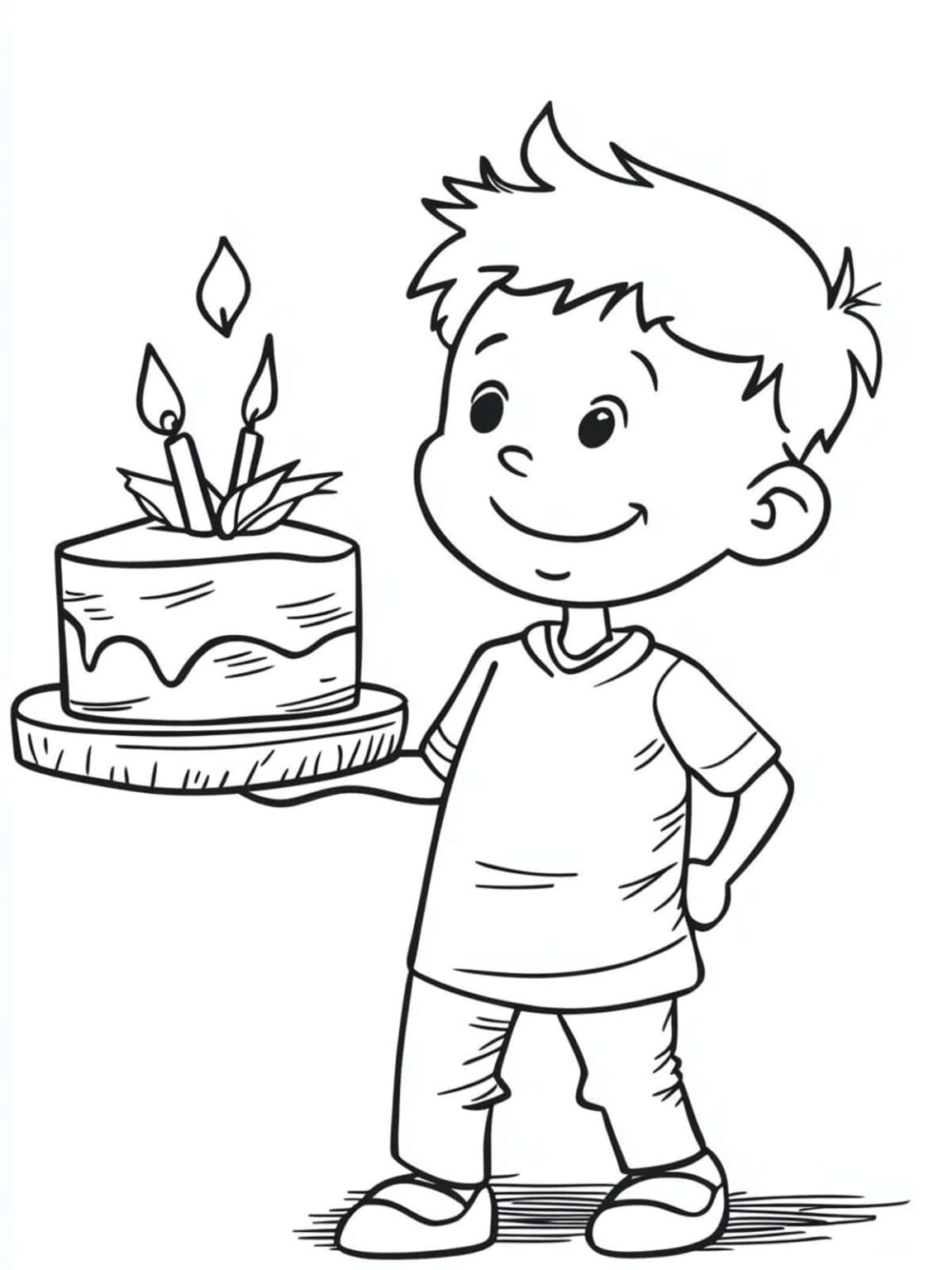 40 以上の無料ぬり絵で誕生日をお祝いしましょう 🎉🎂 - Coloringpagesforkids.net