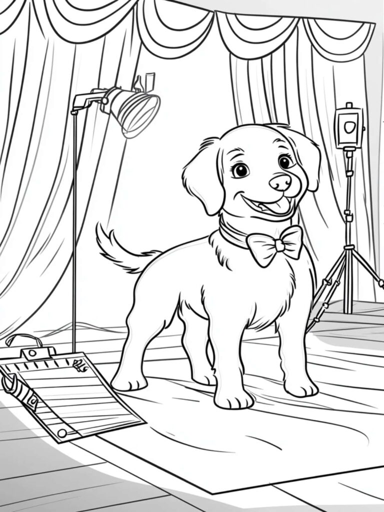 Más de 30 páginas para colorear de perros: perfectas para niños amantes ...