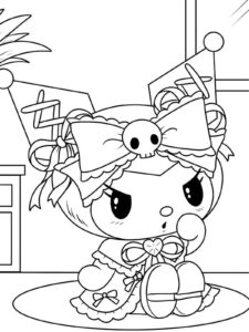 Sii creativo con 30+ pagine da colorare di Kuromi 🎨💀 ...