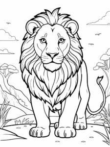Las mejores páginas para colorear de leones para imprimir y pintar para ...