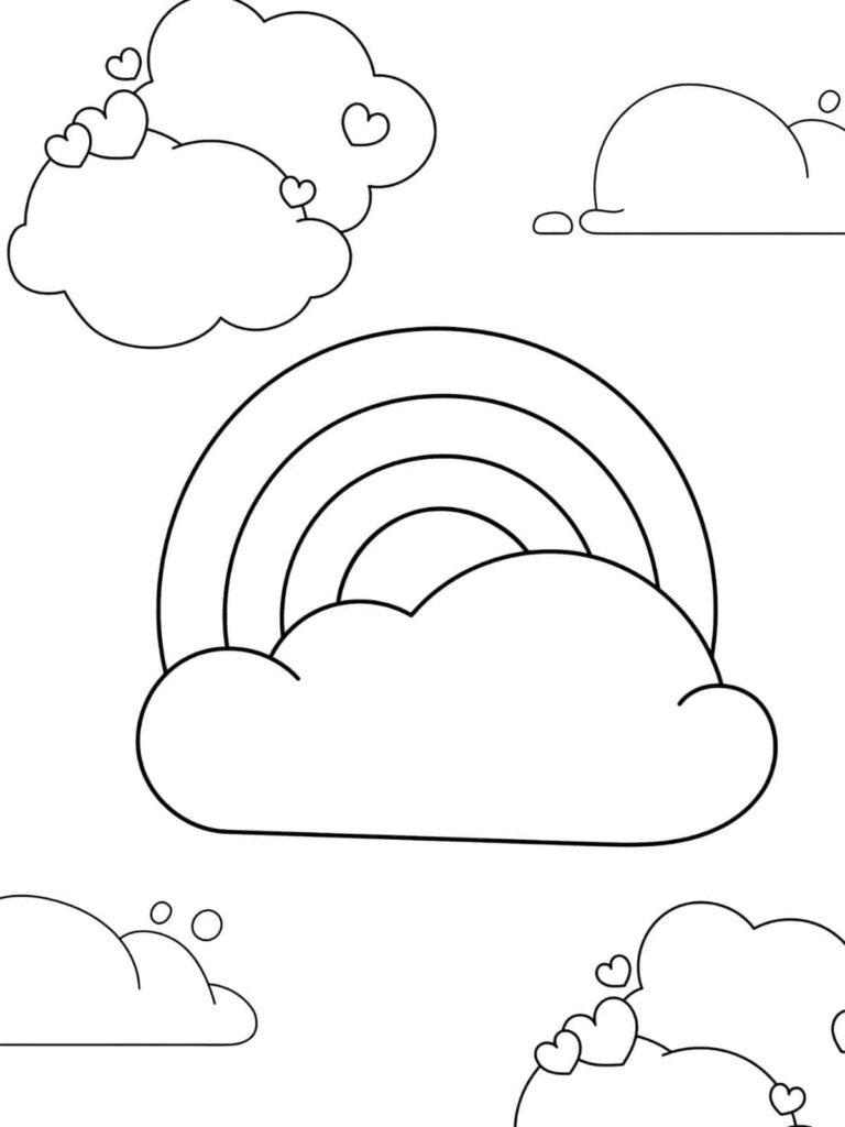 Rainbow Coloring Pages: Color Your World with Vibrant Hues 🎨🌈 ...