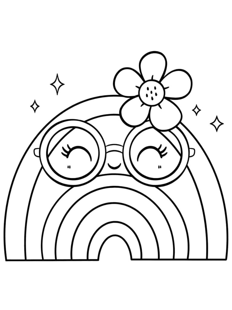 Rainbow Coloring Pages: Color Your World with Vibrant Hues 🎨🌈 ...
