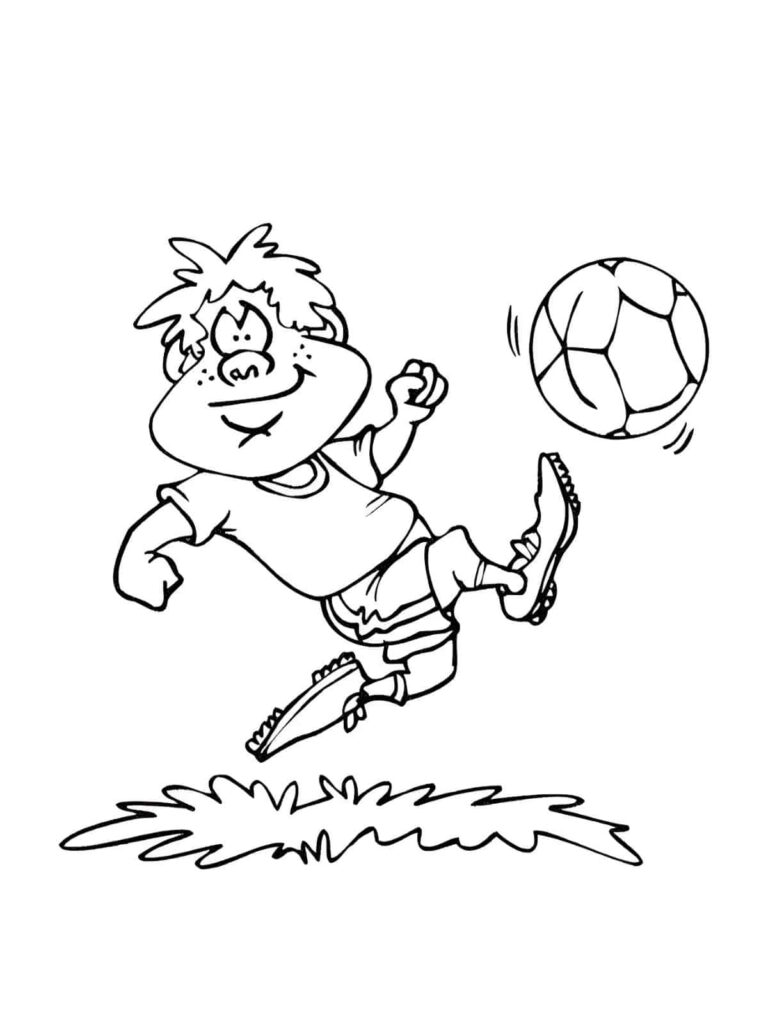 Emozionanti pagine da colorare di calcio per bambini ⚽🎨 ...
