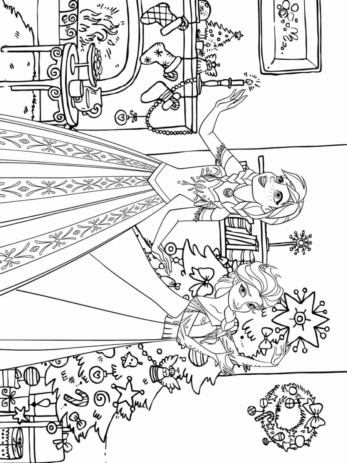 30+ Free Printable Disney Christmas Coloring Pages 🎄🎨 ...