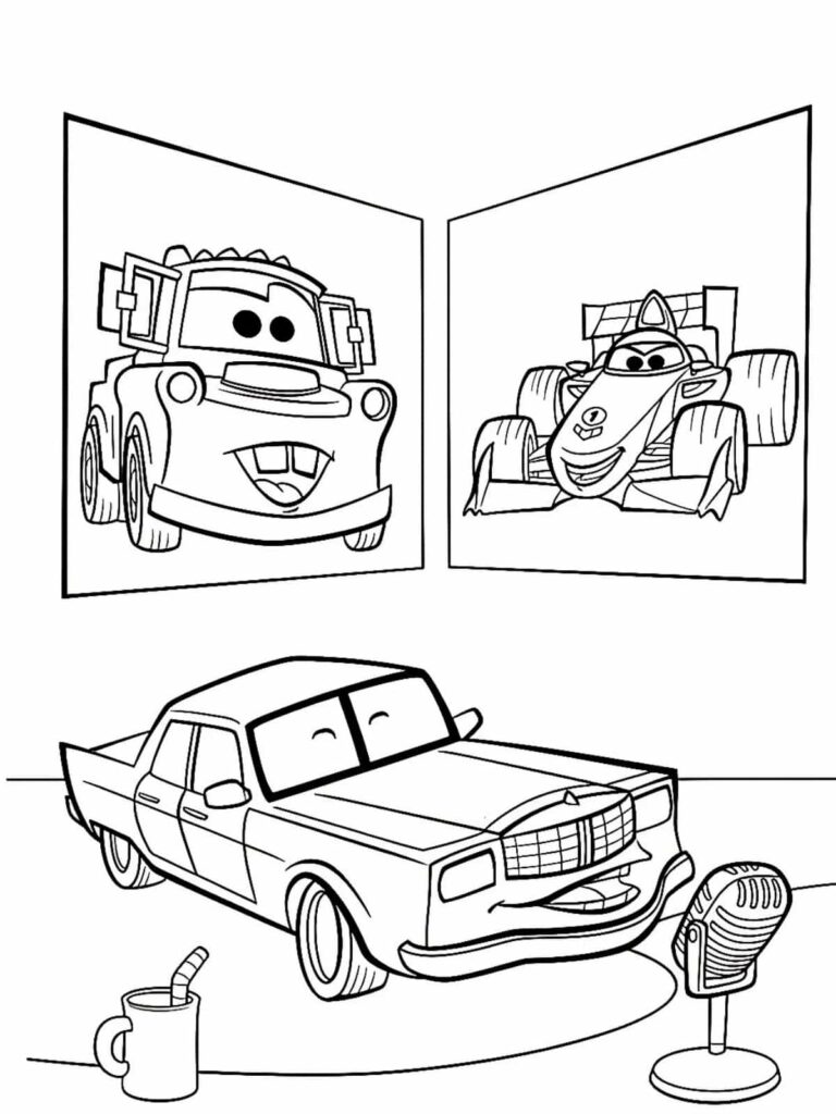 40+ Disney Cars Coloring Pages For Kids 🎨🏎️ - Coloringpagesforkids.net