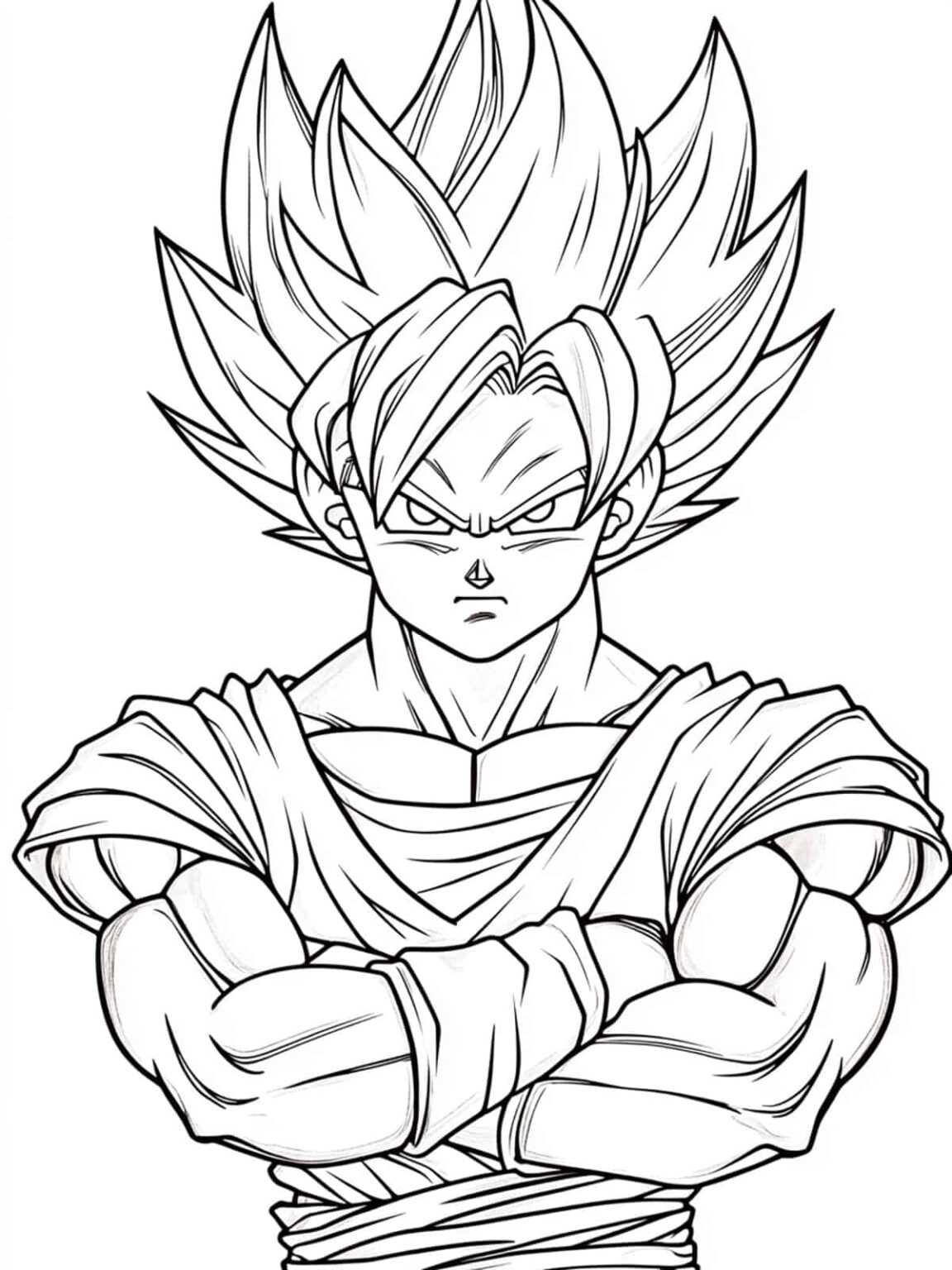 25+ Pagine da colorare gratuite di Dragon Ball Z per bambini ...