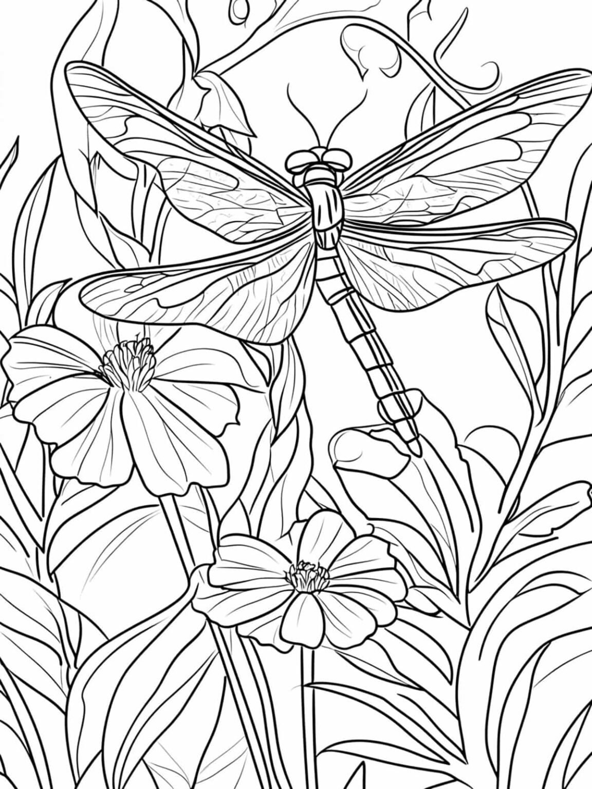 Dance of the Dragonfly: Fun Coloring Pages for All Ages! 🎨🖍️ ...