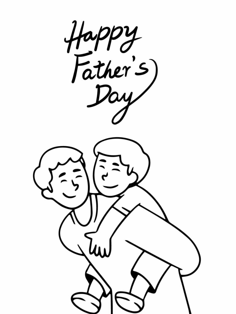 40+ Father's Day Coloring Pages: Show Dad Some Love 🎨👨‍👧 ...