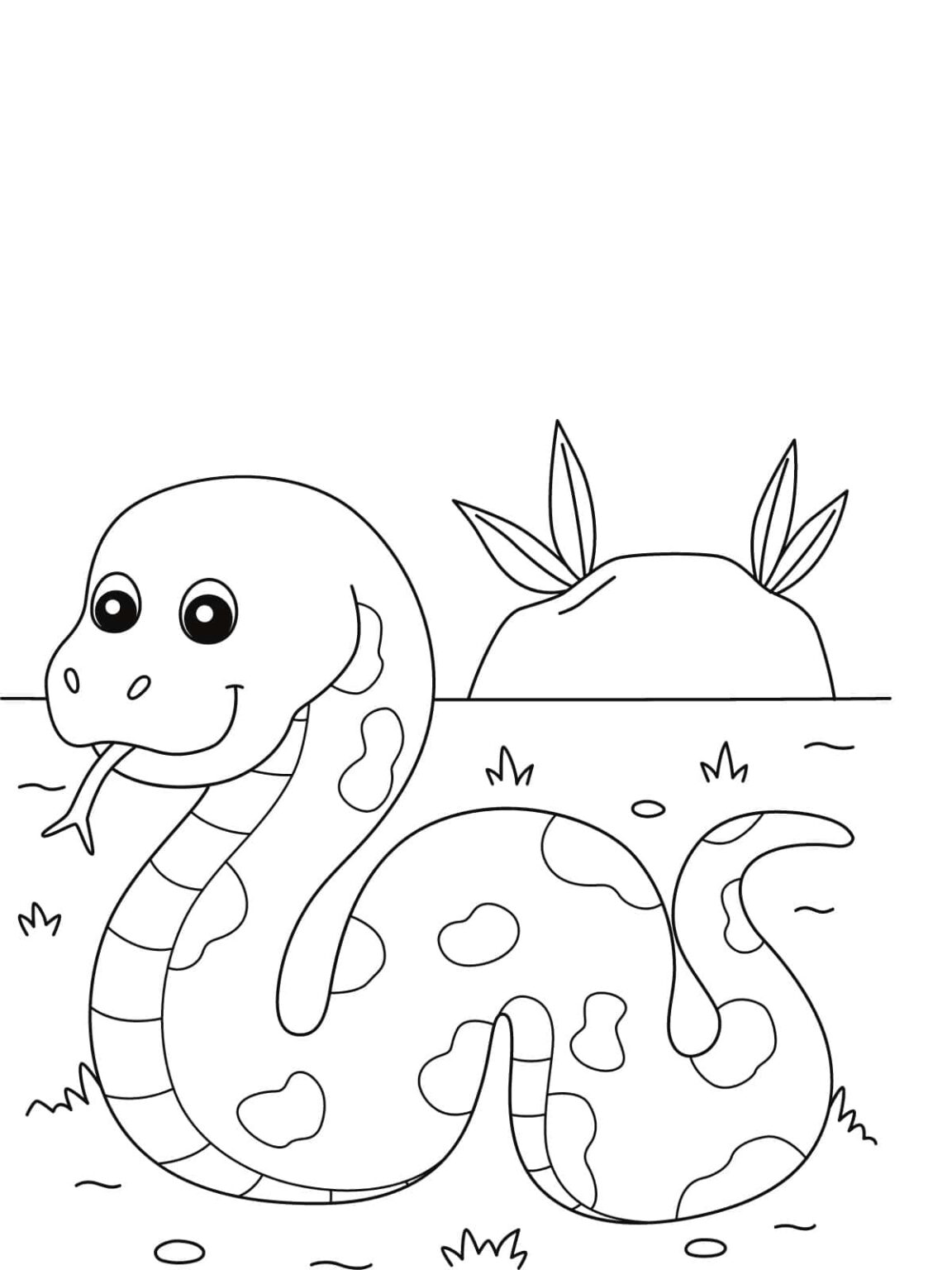 Explore 25 free printable snake coloring pages 🐍🎨 ...